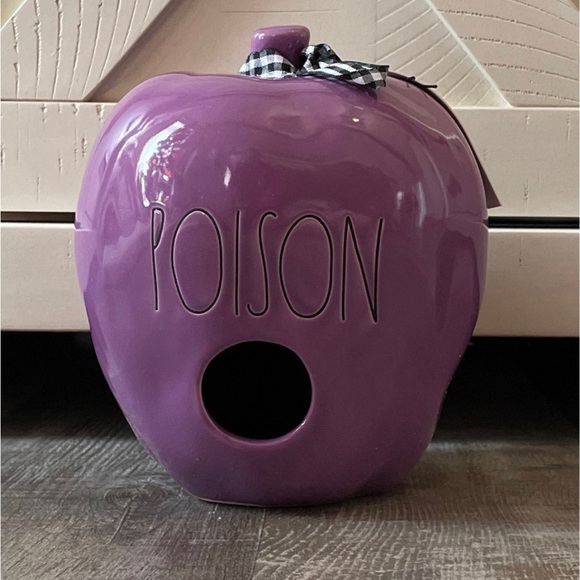 Rae Dunn | Accents | Rae Dunn Poison Apple Purple Birdhouse | Poshmark